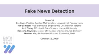 Fake News Detector | PPTX