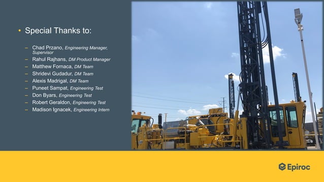 Epiroc Summer Internship Final Presentation | PDF | Digital Audio ...