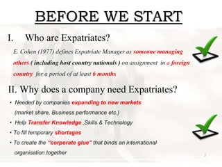 Impact of LG Expatriate Managers_Facilitated Workshop Presentaion ...