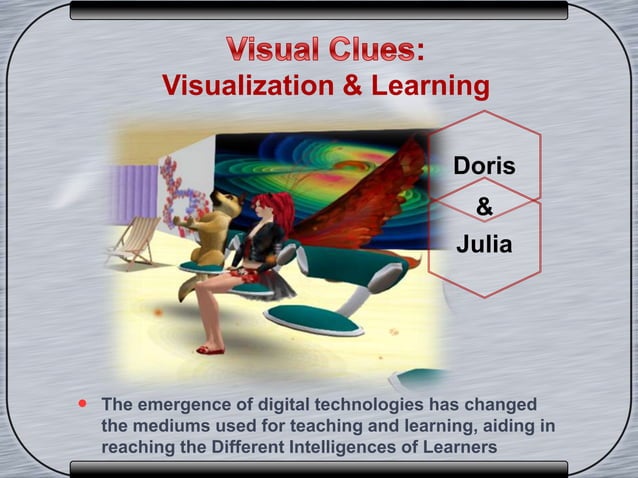 Visual Clues | PPSX | 3-D Graphics | Computer Software and Applications