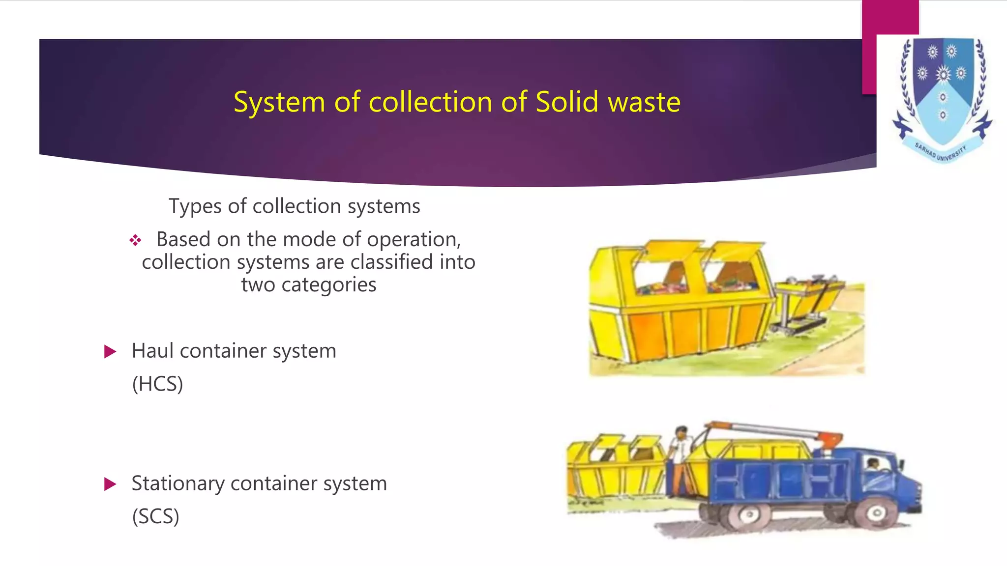 waste collection and transportation present | PPTX
