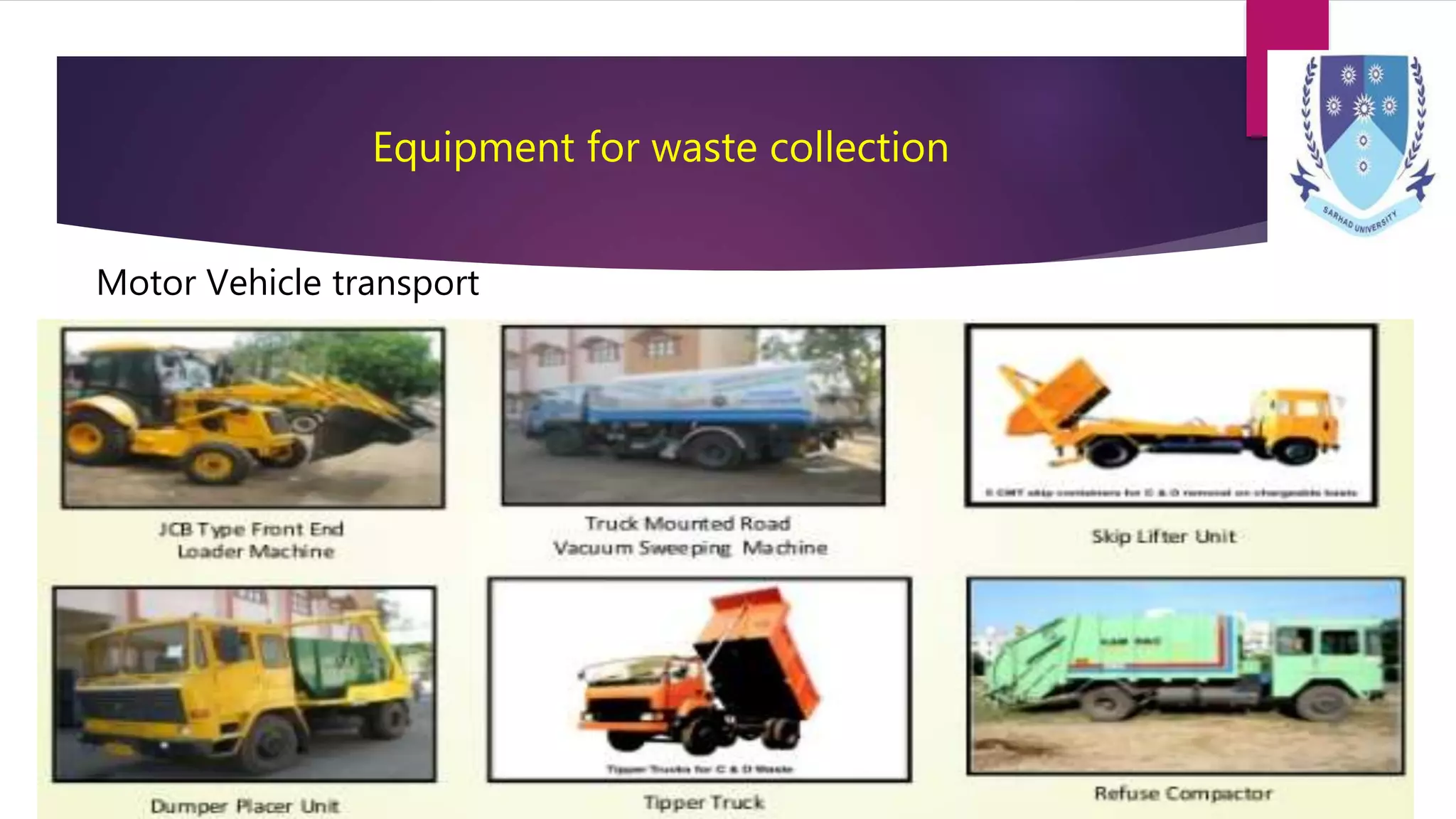 waste collection and transportation present | PPTX