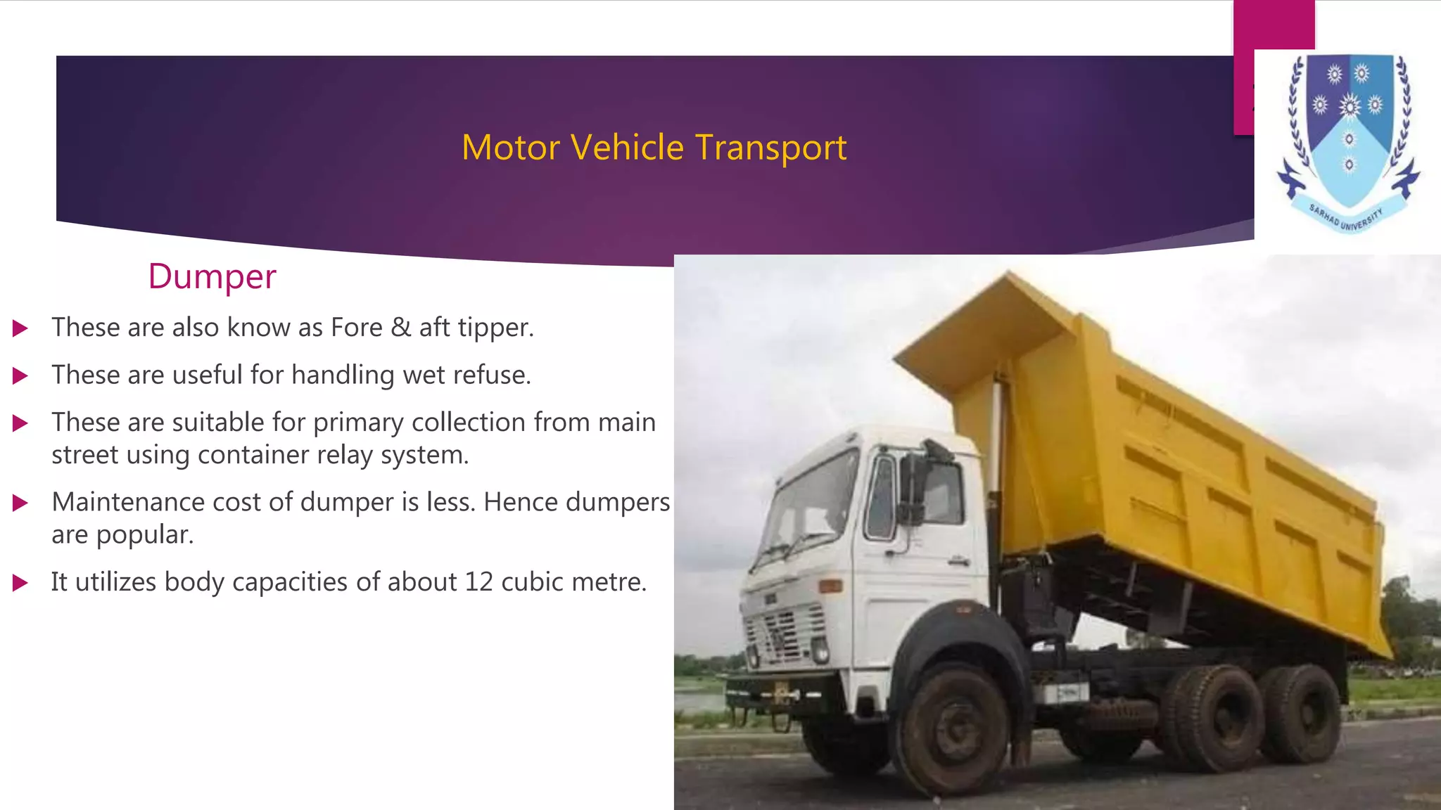 waste collection and transportation present | PPTX