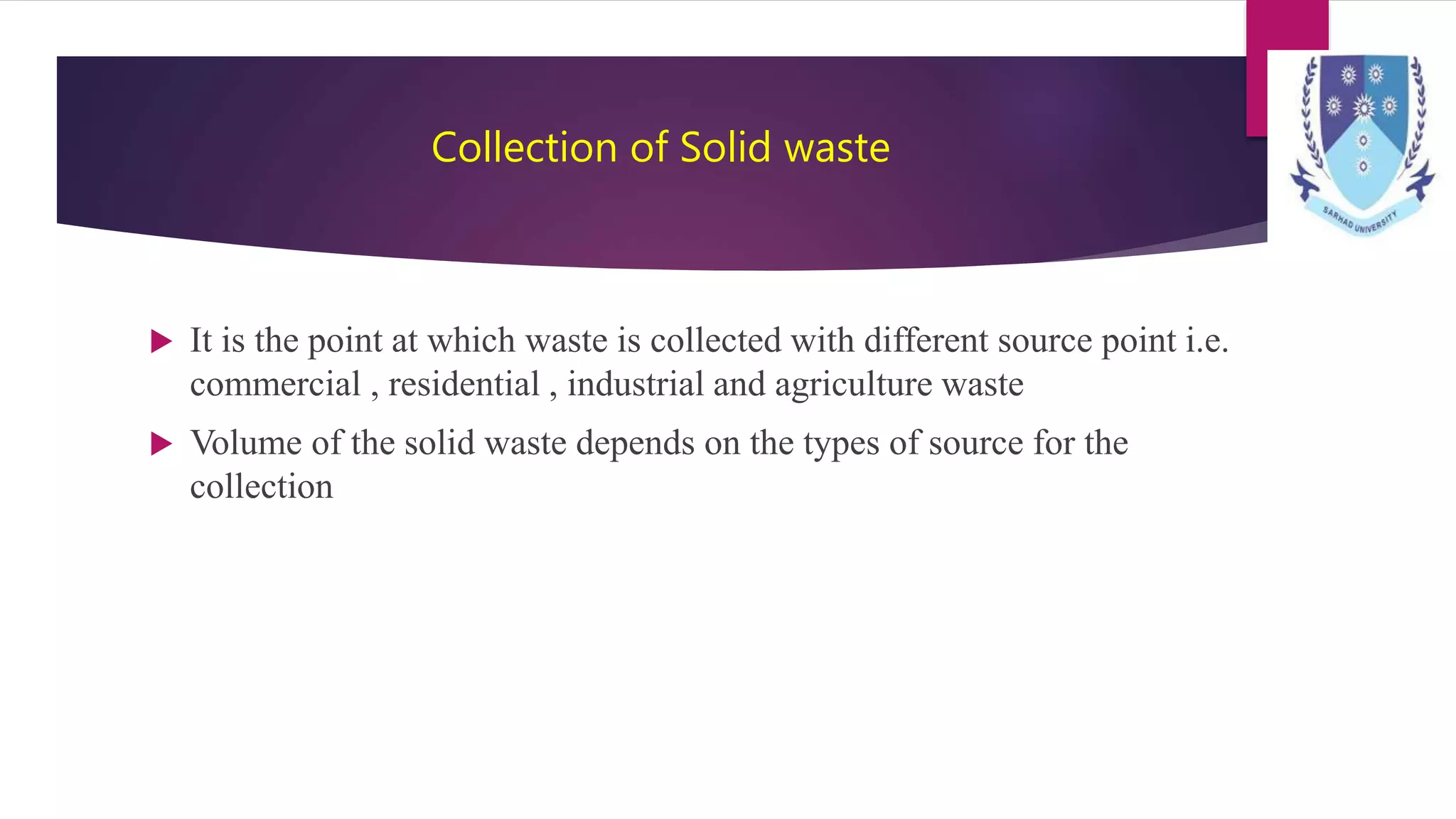 waste collection and transportation present | PPTX