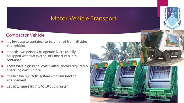 waste collection and transportation present | PPTX | Geology | Science