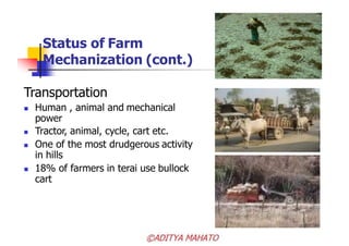 advantage of farm mechanization in Nepal | PPTX | Agriculture | Industries