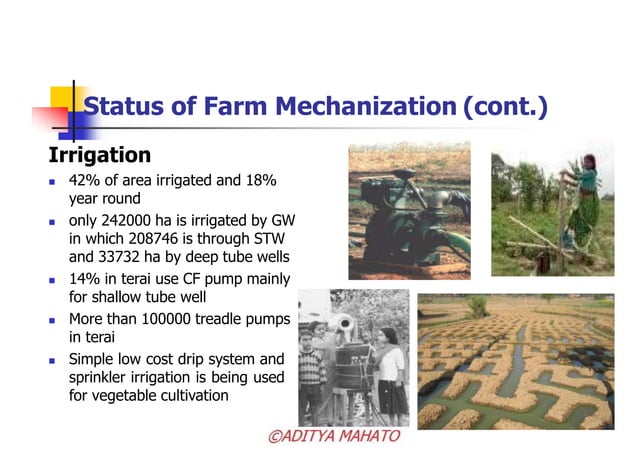 advantage of farm mechanization in Nepal | PPTX | Agriculture | Industries