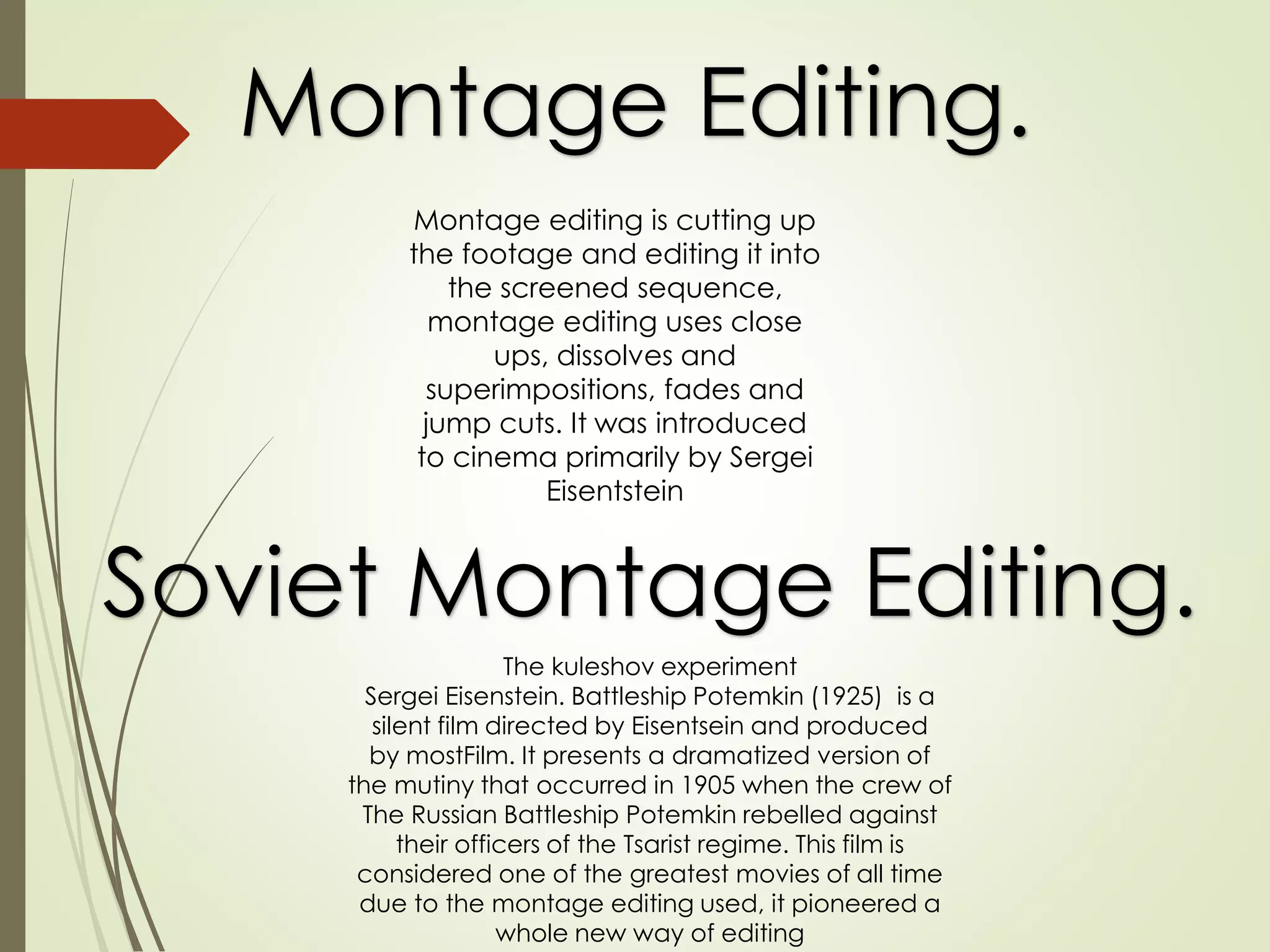 How editing has changed over time | PPT