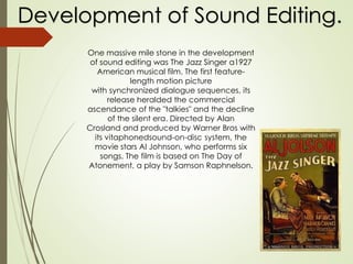 How editing has changed over time | PPT