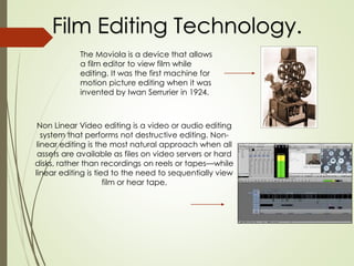 How editing has changed over time | PPT