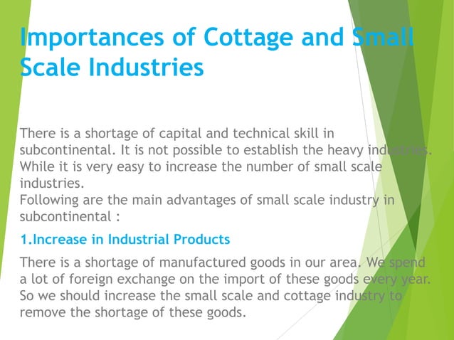 Small and cottage industries | PPTX