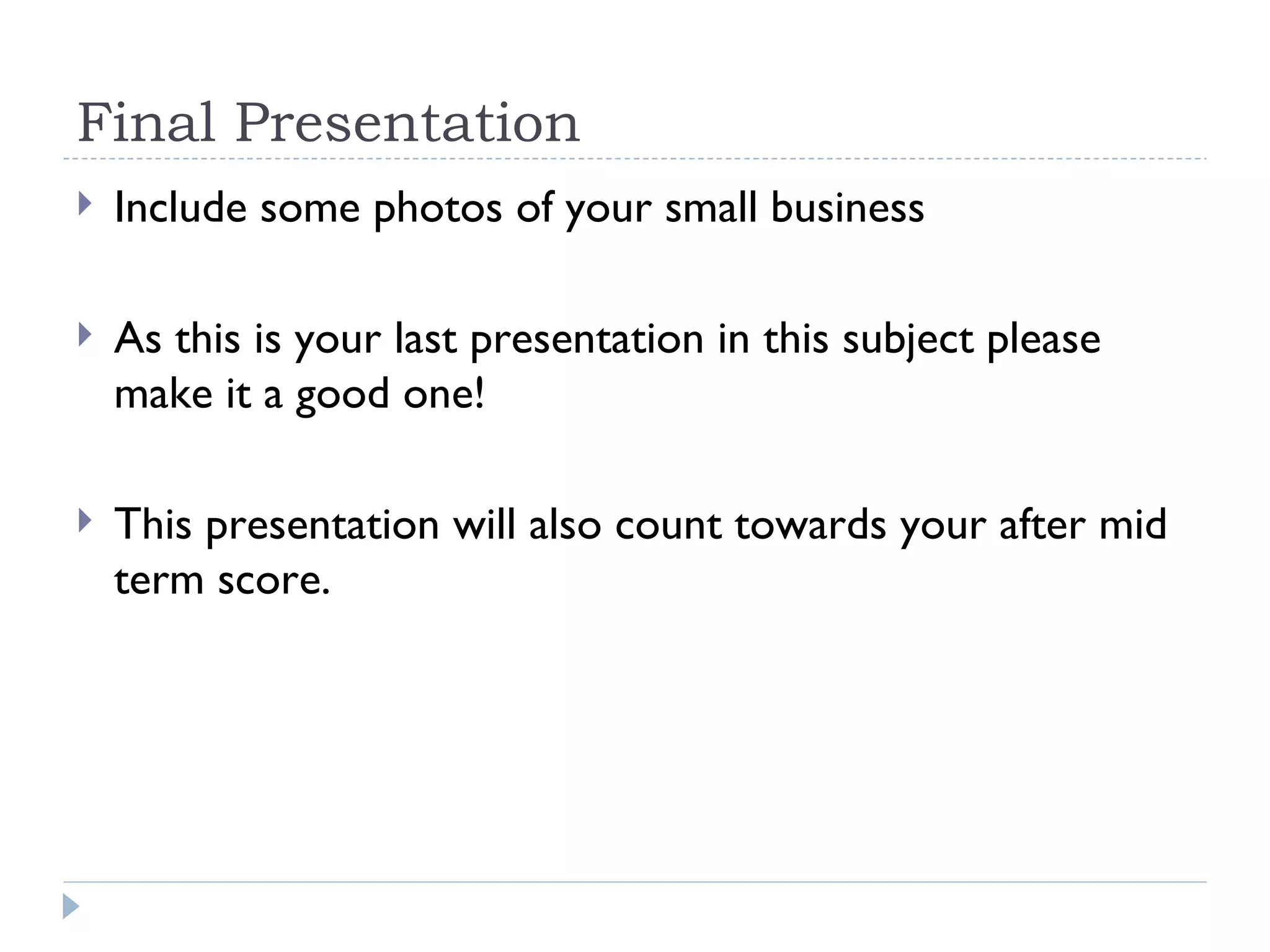 Final Presentation | PPT