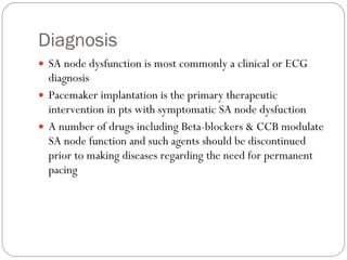 ECG: Type II Second degree SA Block | PPT