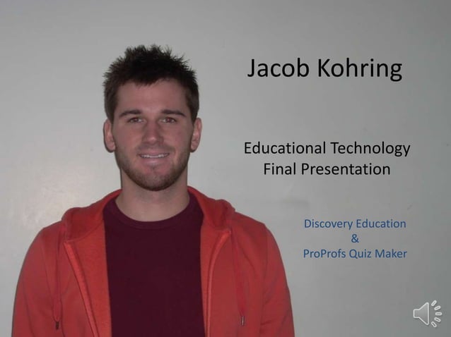 Jacob Kohring Final Presentation | PPSX
