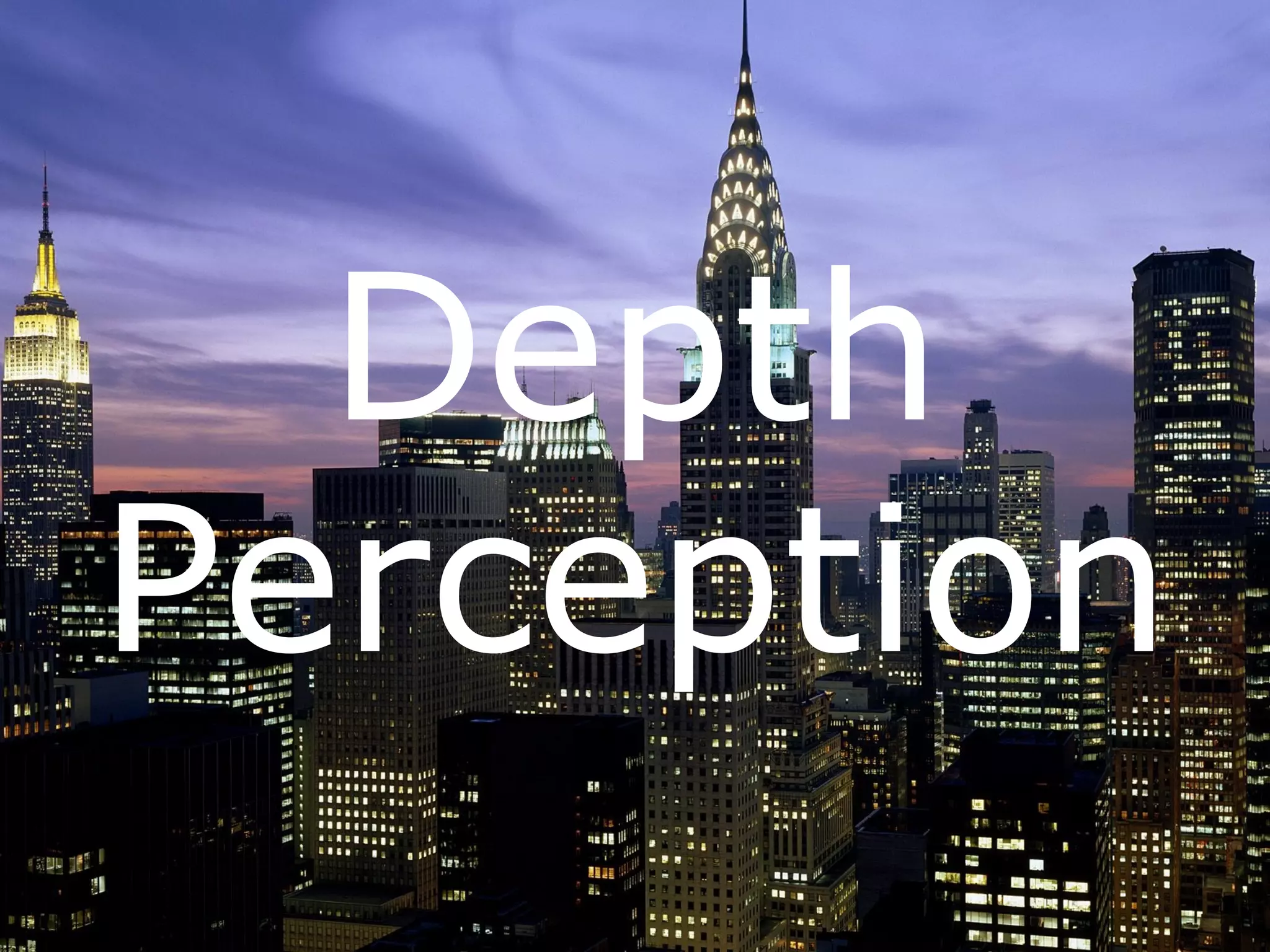EDU290 Depth Perception | PPT