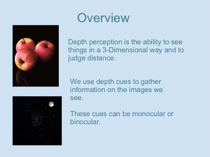 EDU290 Depth Perception