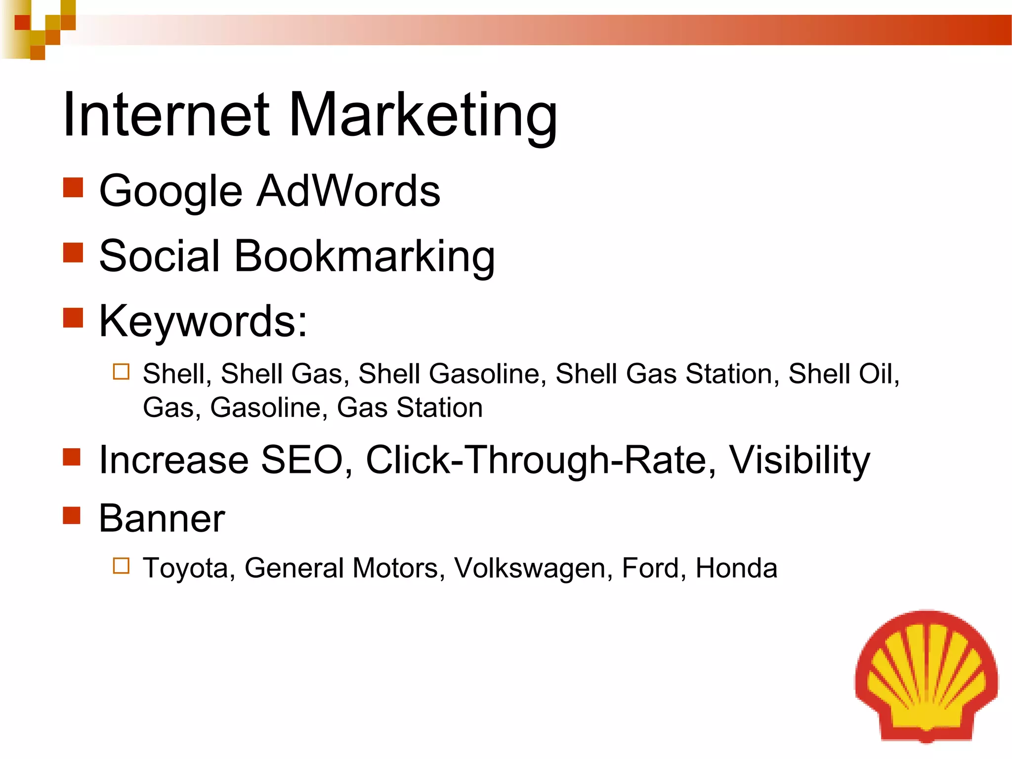 Shell Digital Marketing Strategy | PPT