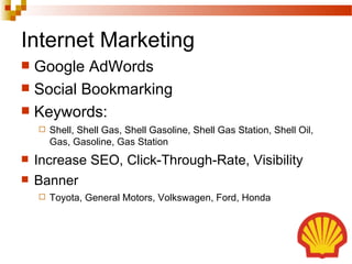 Shell Digital Marketing Strategy | PPT