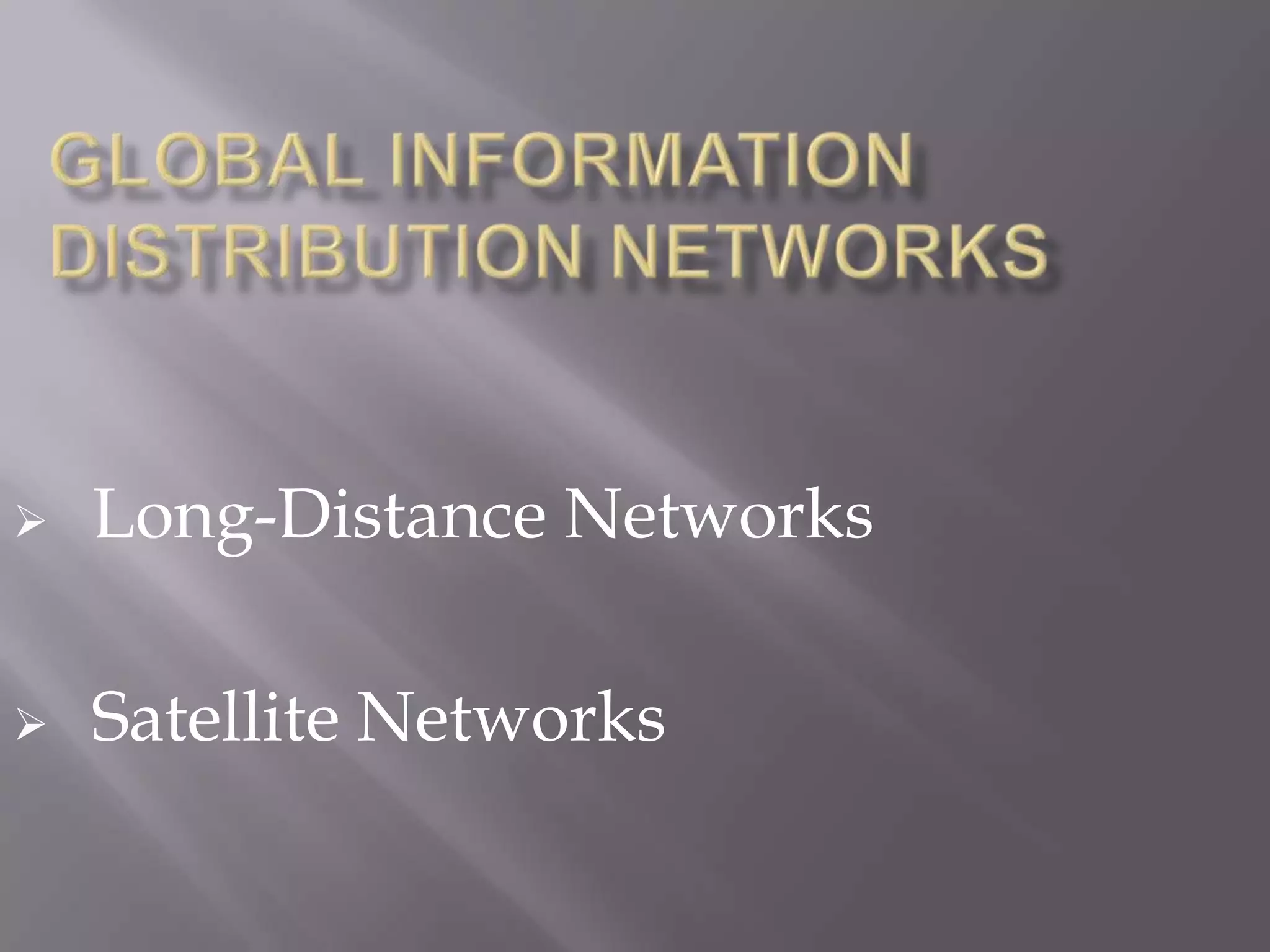 Information Super Highway | PPTX