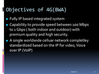 4G wireless communication | PPTX
