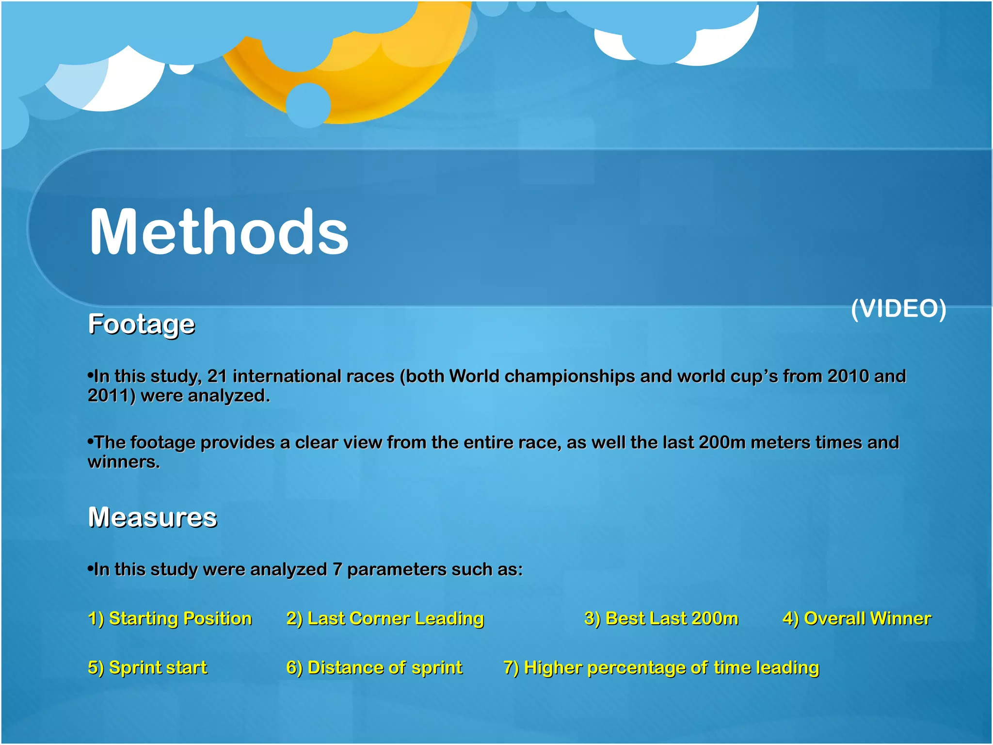 Track Cycling Sprint Analysis | PPT