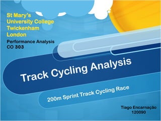Track Cycling Sprint Analysis | PPT