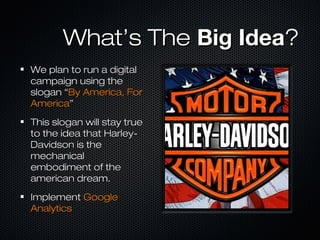 Harley-Davidson Digital Strategy | PPT
