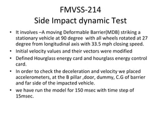 Crashwortiness and Occupant Protection | PPT