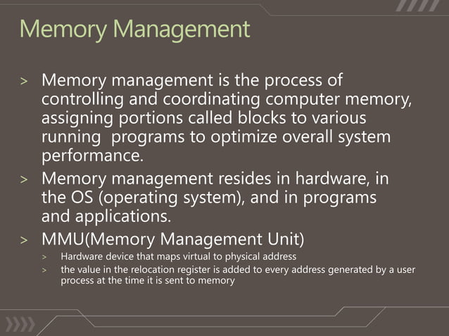 Memory Management in Windows 7 | PPTX | Operating Systems | Computer ...