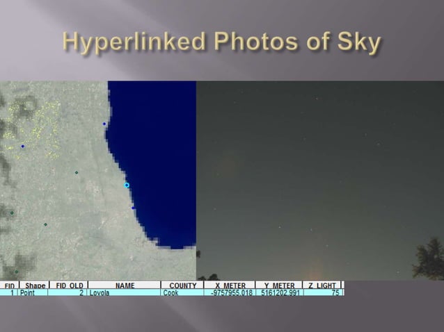 Light Pollution Analysis in Northern Illinois | PPTX | Geography | Science