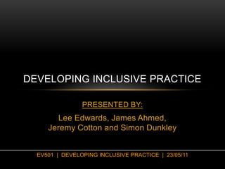 Inclusive Practice | PPT