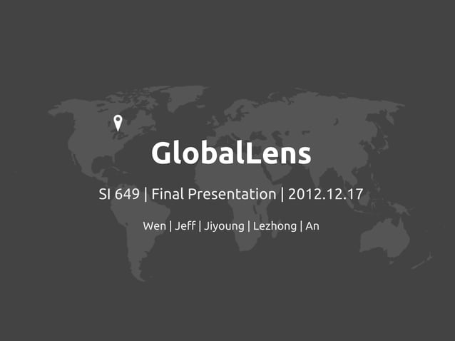 Global Lens - Visualize World Bank Data | PPT