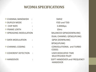 WCDMA | PPTX
