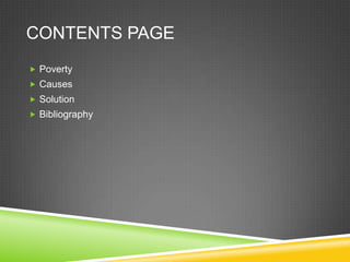 Poverty | PPT