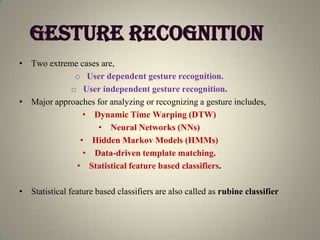 feature processing and modelling for 6D motion gesture database..... | PPTX