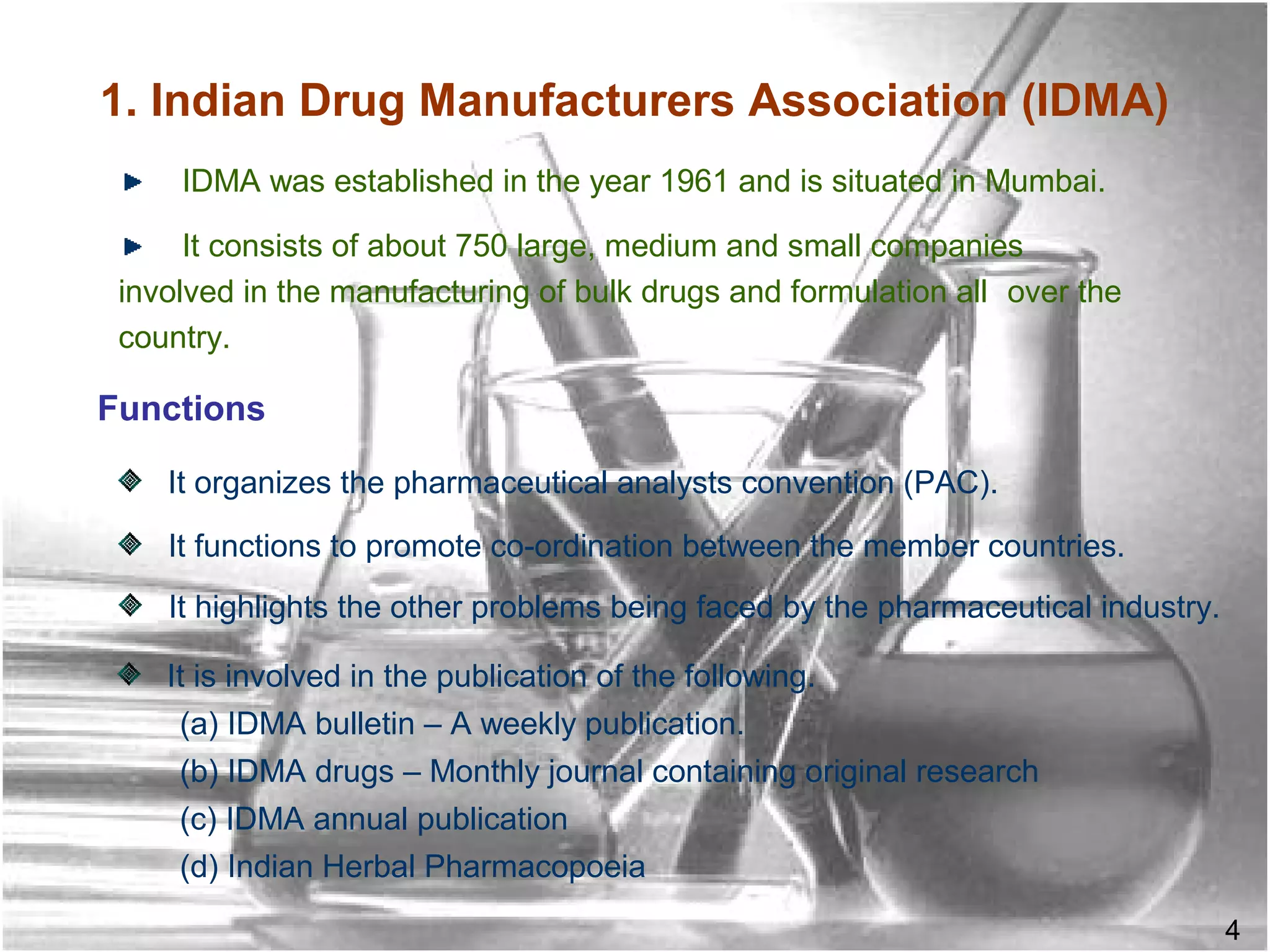 pharmaceutical associations, societies and statutory councils | PPT