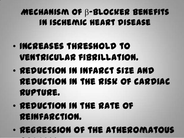 Beta-blockers in cardiovascular diseases