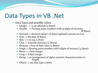 .NET presentation | PPTX