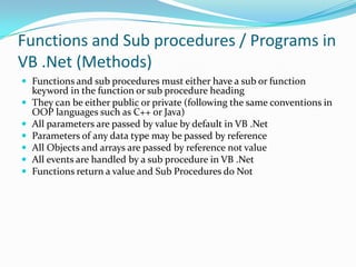.NET presentation | PPTX