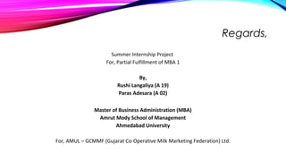 AMUL Beat restructuring | PPT