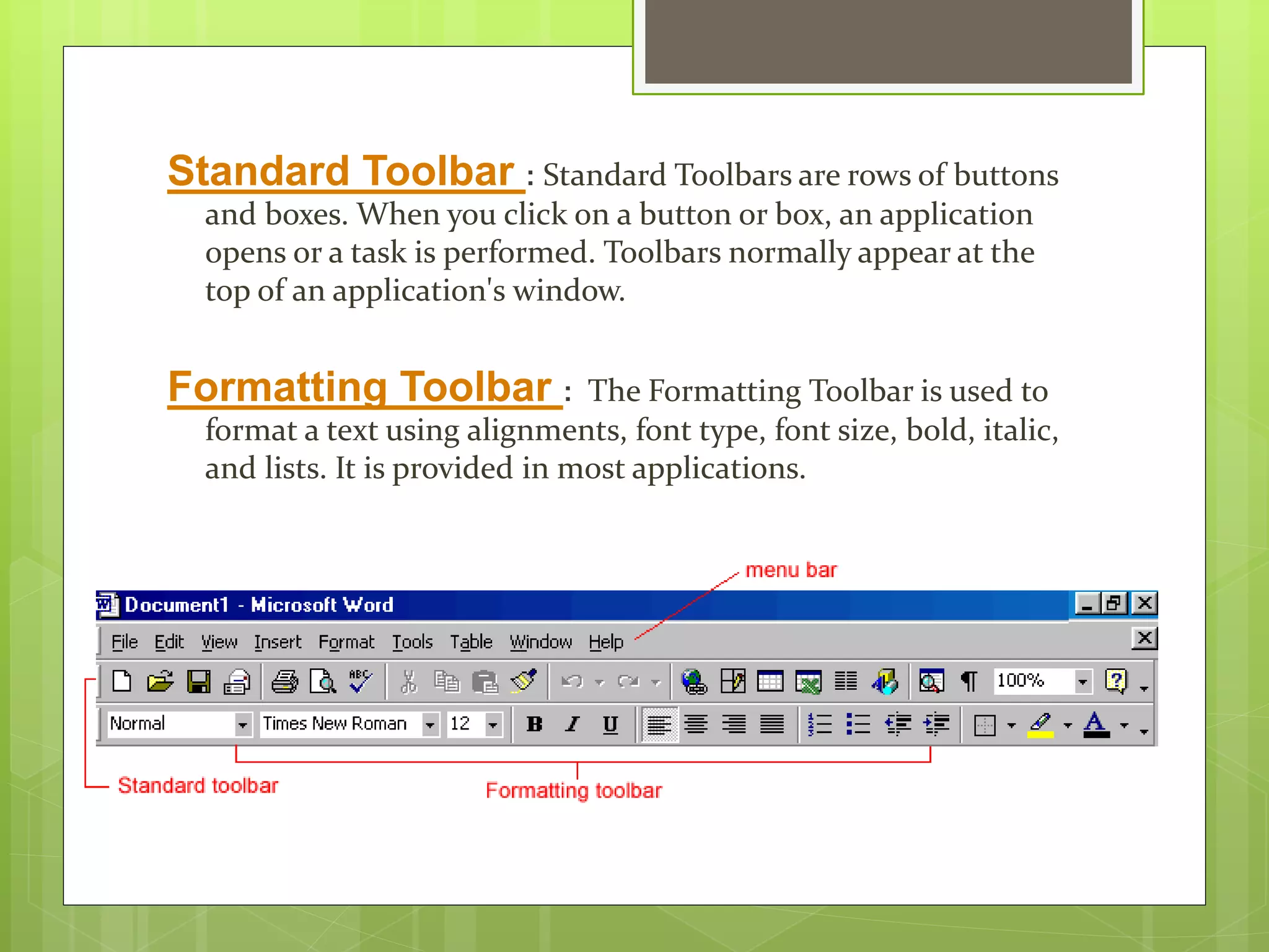windows and its components | PPTX