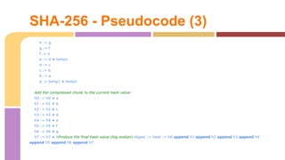 Implementation of Bitcoin Miner on SW and HW | PPT