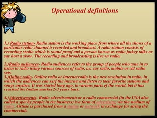 radio listeners | PPTX