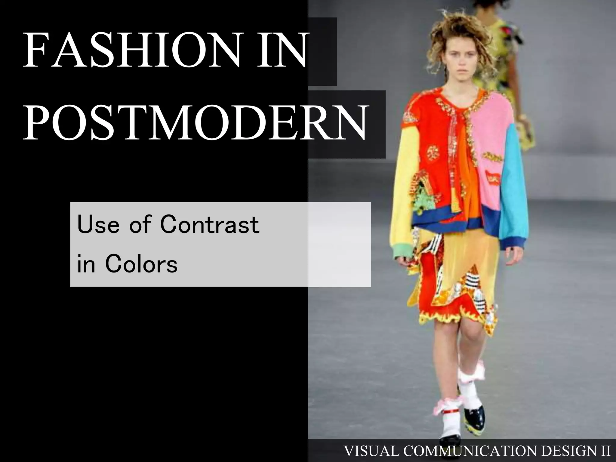 Postmodern Fashion | PPTX