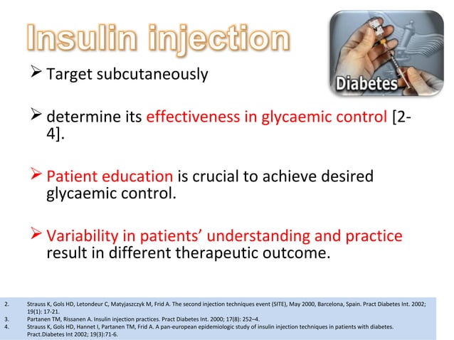 ASSESS PATIENT’S TECHNIQUES OF INSULIN PEN INJECTION | PPT | Endocrine ...