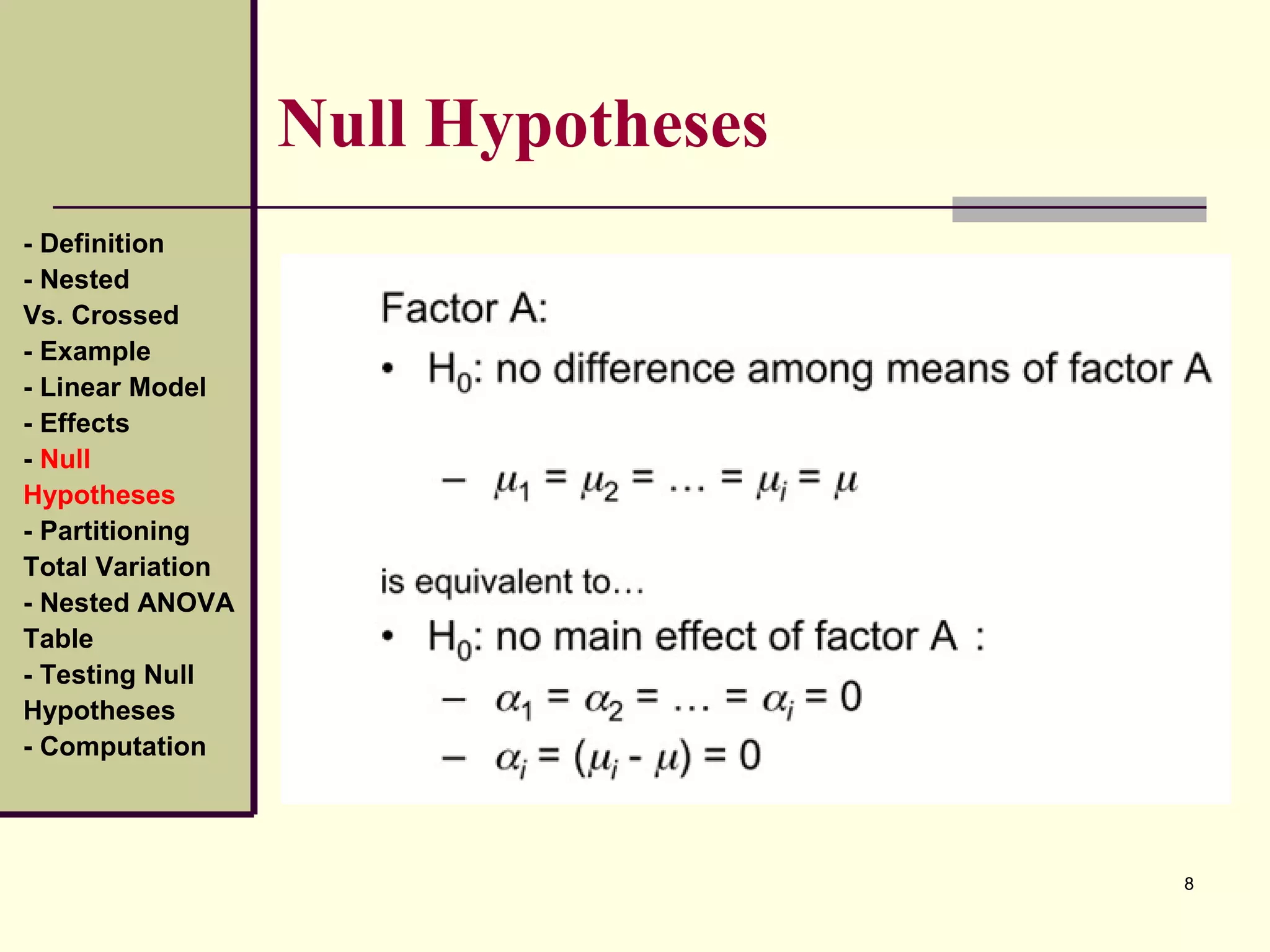 NESTED DESIGNS | PPT
