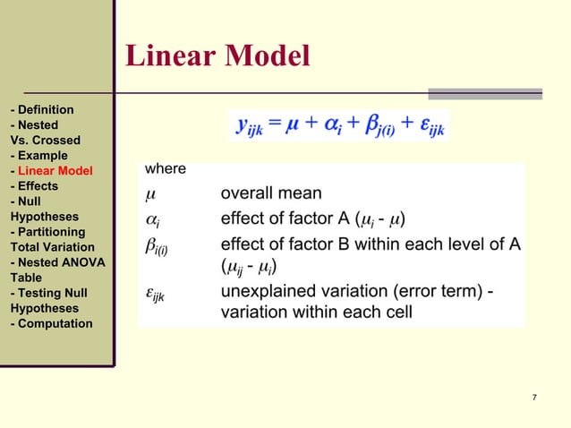 NESTED DESIGNS | PPT