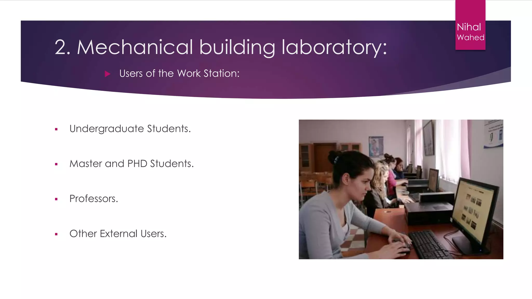 Ergonomic Design Principles - Case Study “Computer Laboratory" | PPSX