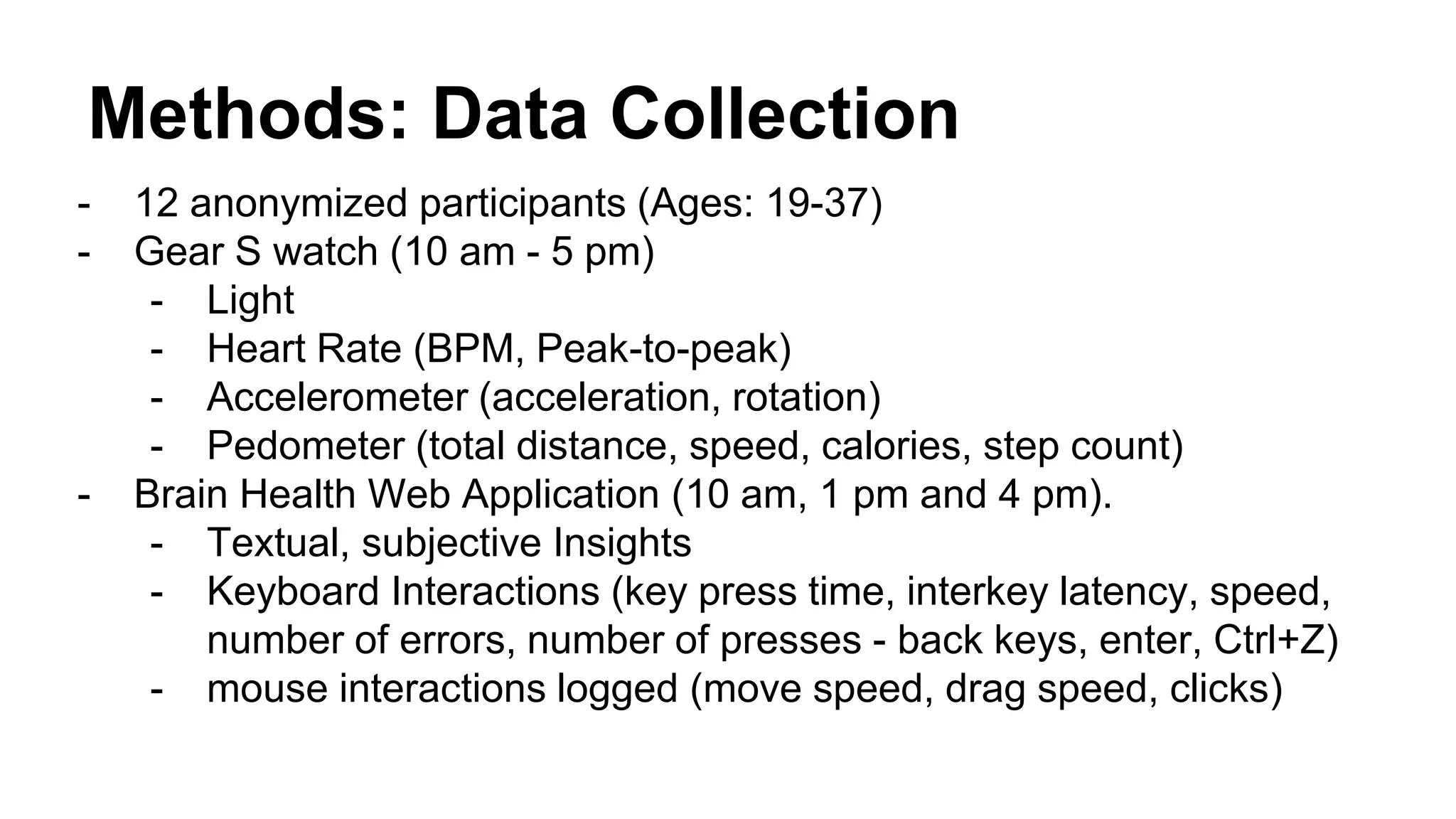 Integrating Wearables And User Interaction Patterns To Monitor Mental Health Ppt