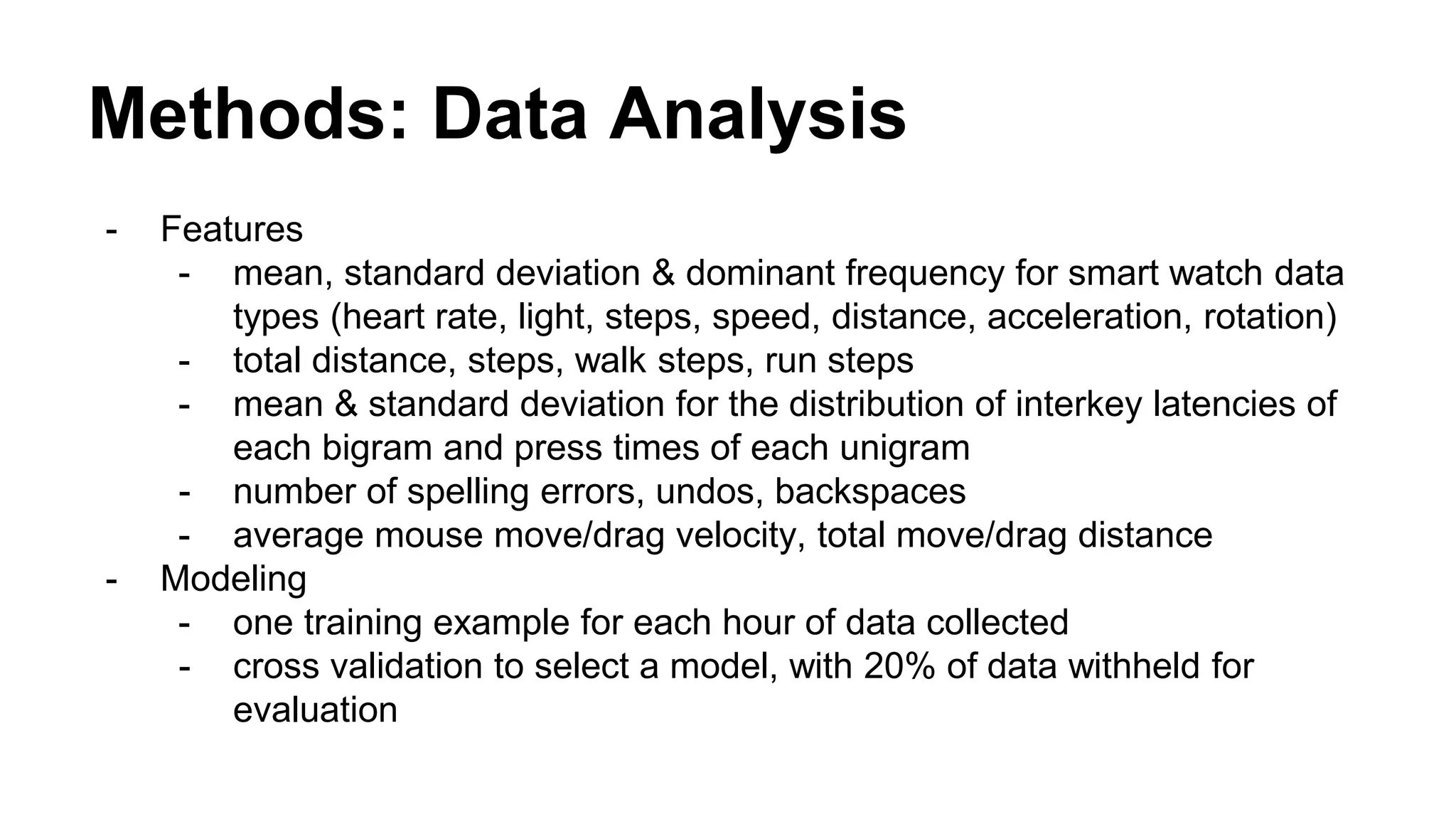 Integrating Wearables And User Interaction Patterns To Monitor Mental Health Ppt